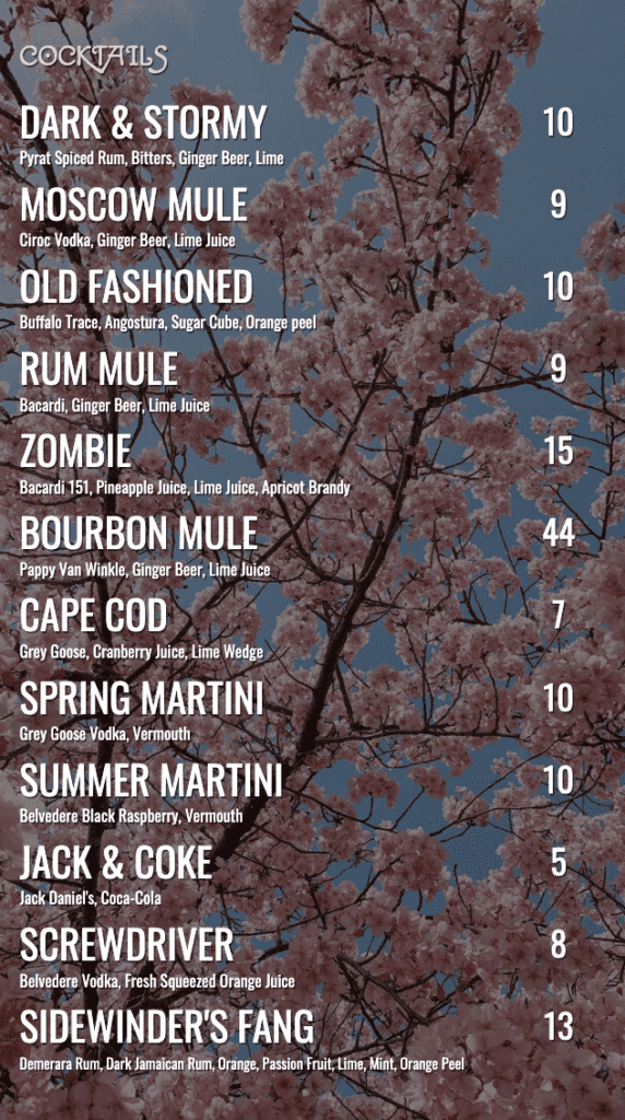 Inspiring Digital Menu Examples for Your Bar or Restaurant